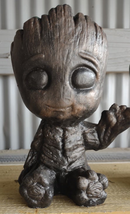 Baby Groot Planter | Rock Hard Yard Art
